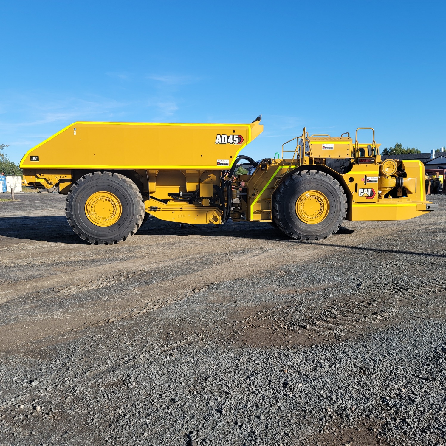 2022 CAT AD45-03 Underground Haul Truck — Tim McDowell Equipment Ltd.